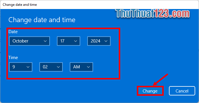 Cách chỉnh thời gian, ngày giờ trên Windows 11
